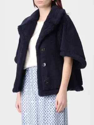 Max Mara Fur Coat - Blue