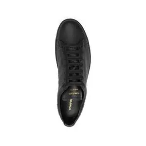 TOM FORD Low-top Sneakers With Perforated Detailing - Black