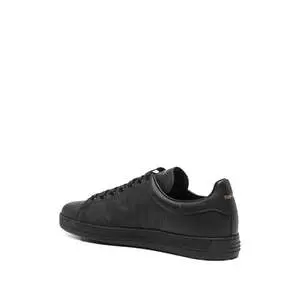 TOM FORD Low-top Sneakers With Perforated Detailing - Black