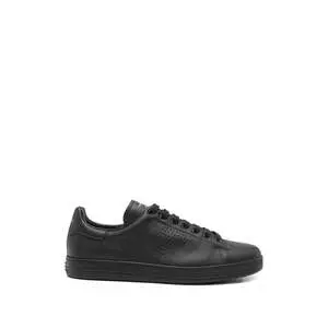 TOM FORD Low-top Sneakers With Perforated Detailing - Black