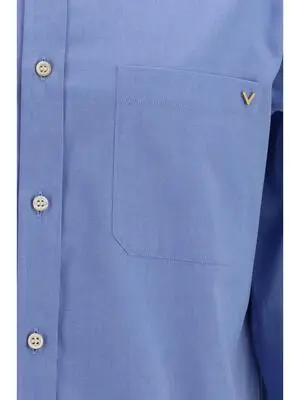 Valentino Garavani Lightweight Cotton Shirt With Vgold