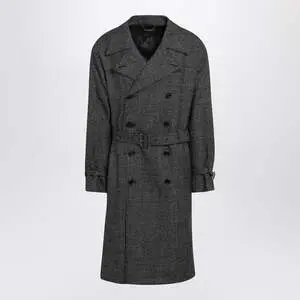 Dolce & Gabbana Double-breasted Wool Blend Coat