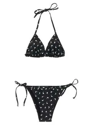 Moschino Goose Print Lycra Bikini - Multicolor