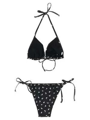 Moschino Goose Print Lycra Bikini - Multicolor