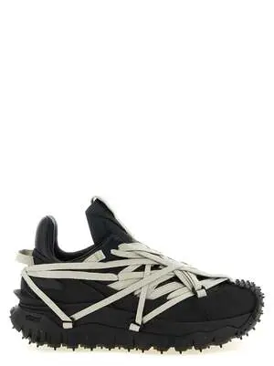 Rick Owens Moncler + Rick Owens Trailgrip Megalace Sneakers Black