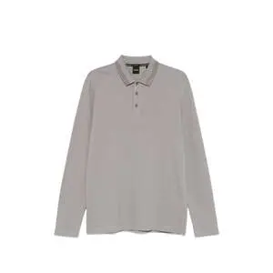 BOSS Grey Polo Shirts - Gray