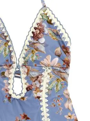 Zimmermann Awaken" One-piece Swimsuit - Blue