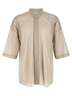 Rick Owens Jumbo Faun' Shirt - Gray
