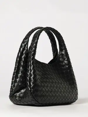 Bottega Veneta Woven Leather Shoulder Bag - Black