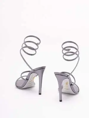 Rene Caovilla Embellished Stiletto Sandals - Multicolor