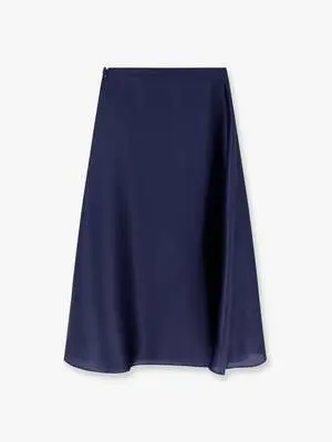 Alberta Ferretti Silk Flared Skirt - Multicolor