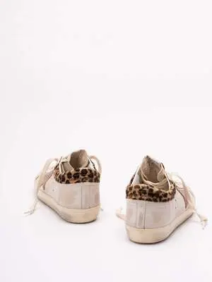 GOLDEN GOOSE Super-star Sneakers With Leopard Print Detail - Multicolor