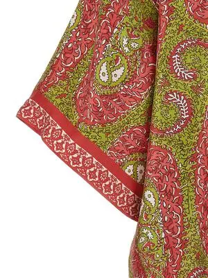 Etro Kesa Paisley Foliage Pure Silk Twill - Multicolor