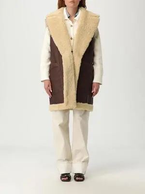 Bottega Veneta Shearling Fur Vest - Brown