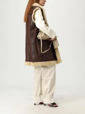 Bottega Veneta Shearling Fur Vest - Brown