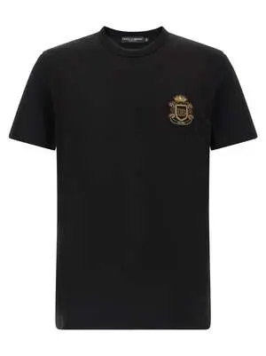 Dolce & Gabbana Heraldic Patch T-shirt - Black