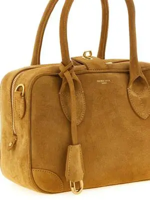 GOLDEN GOOSE Vita Suede Handbag - Cream