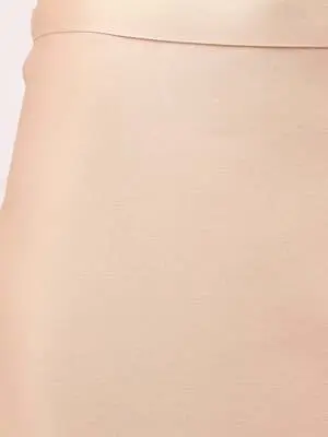 Alberta Ferretti Silk Flared Skirt - Cream