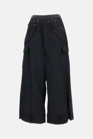 Junya Watanabe JUNYA WATANABE Baggy Cargo Trousers With Pleated Inserts Multicolor