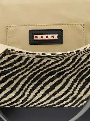 Marni Waves Shopper Bag - Black