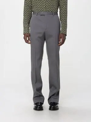 Gucci Tailored Wool Blend Trousers - Gray