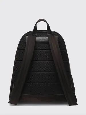 Gucci Suede Backpack With Web Detail