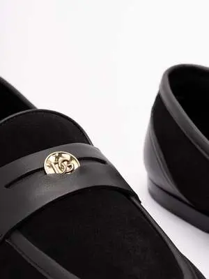 Dolce & Gabbana Suede Loafers With Horsebit Detail - Multicolor