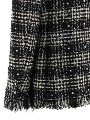 Giuseppe Di Morabito Double-breasted Tweed And Rhinestone Blazer