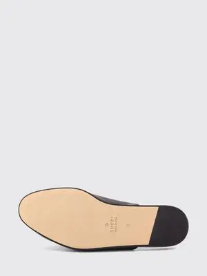 Gucci Horsebit Leather Mules - Black