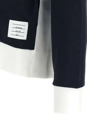 Thom Browne 4 Bar Zip Up Hoodie