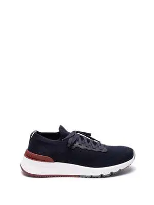 Brunello Cucinelli Knit Low-top Sneakers - Multicolor