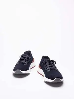 Brunello Cucinelli Knit Low-top Sneakers - Multicolor