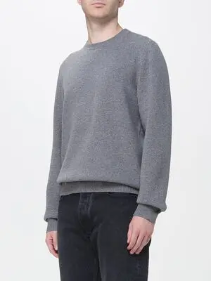 Gucci Ribbed Wool Blend Crew Neck Pullover