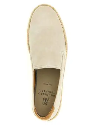 Brunello Cucinelli Suede Espadrilles