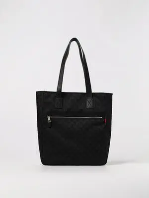 Gucci Monogrammed Shoulder Bag - Black