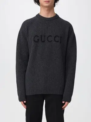 Gucci Crew Neck Ribbed Sweater - Multicolor