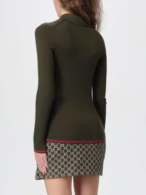 Gucci Long-sleeve Polo Shirt