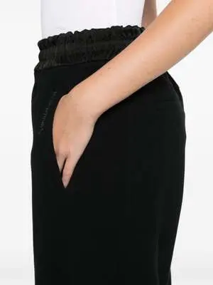 Saint Laurent Wide Leg Track Pants