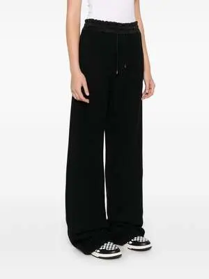 Saint Laurent Wide Leg Track Pants