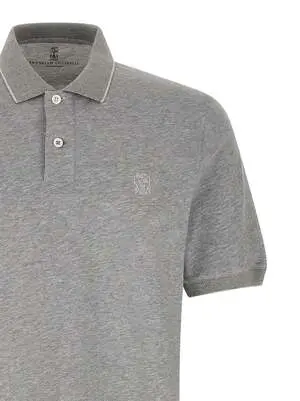 Brunello Cucinelli Stretch Jersey Polo Shirt