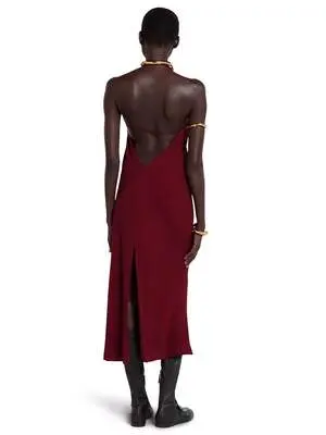 Gucci Silk Halter Neck Dress