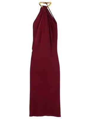 Gucci Silk Halter Neck Dress - Multicolor