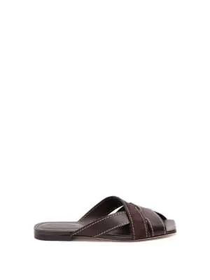 TOD'S Leather Sandals - Multicolor