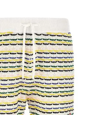 Casablanca Tuck Stitch' Bermuda Shorts - Multicolor
