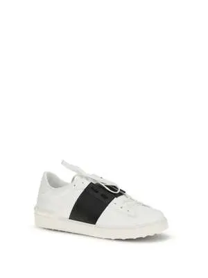 Valentino Garavani Open™ Sneakers In Calf Leather - White