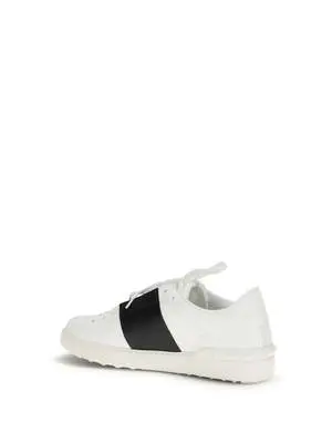 Valentino Garavani Open™ Sneakers In Calf Leather - White