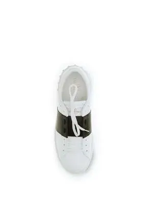Valentino Garavani Open™ Sneakers In Calf Leather - White