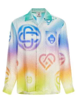 Casablanca Halftone Logo' Shirt - Multicolor