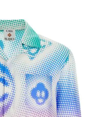 Casablanca Halftone Logo' Shirt - Multicolor