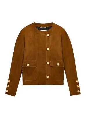 SAINT LAURENT SAINT LAURENT Double Breasted Silk Jacket
